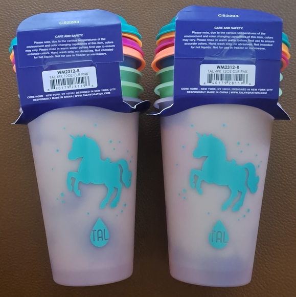 Tal | Dining | 8 Tal Kids Dreamer Color Changing Cups 2 Fl Oz Pink 4 ...